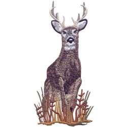 Standing Buck Embroidery Design | AnnTheGran.com