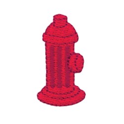 Fire Hydrant Embroidery Design | AnnTheGran.com