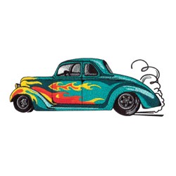 Muscle Car Embroidery Design | AnnTheGran.com