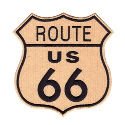 Route 66 Embroidery Design | AnnTheGran.com