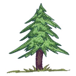 Pine Tree Embroidery Design | AnnTheGran.com