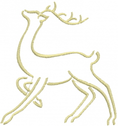 Reindeer Embroidery Design | AnnTheGran.com