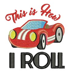 How I Roll Embroidery Design | AnnTheGran.com