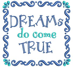 Dreams Do Come True Embroidery Design | AnnTheGran.com
