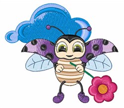 Ladybug Embroidery Design | AnnTheGran.com