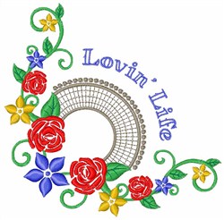 Lovin Life Embroidery Design | AnnTheGran.com