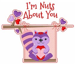 Im Nuts About You Embroidery Design | AnnTheGran.com