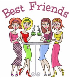 Best Friends Embroidery Design | AnnTheGran.com