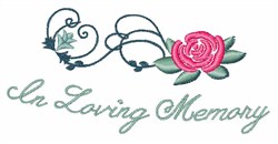 Loving Memory Embroidery Design | AnnTheGran.com