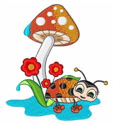 Toadstool Flowers Embroidery Design | AnnTheGran.com
