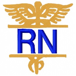 RN Nameplate Embroidery Design | AnnTheGran.com