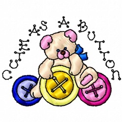 Cute Button Embroidery Design | AnnTheGran.com