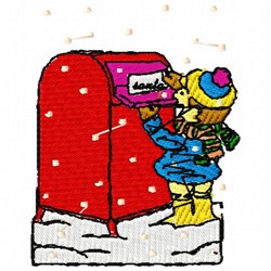 Santa Mail Embroidery Design | AnnTheGran.com