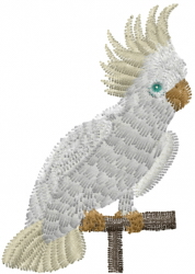 Cockatoo Embroidery Design | AnnTheGran.com