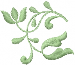 Floral Branch Embroidery Design | AnnTheGran.com