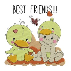 Best Friends Embroidery Design | AnnTheGran.com