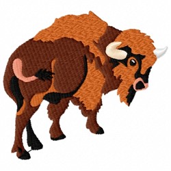 Bison Embroidery Design | AnnTheGran.com