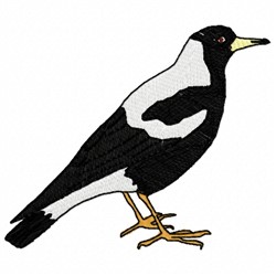 Magpie Embroidery Design | AnnTheGran.com
