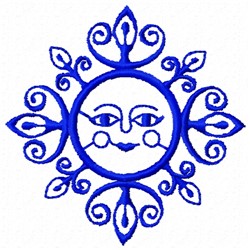 Sun Swirl Embroidery Design | AnnTheGran.com