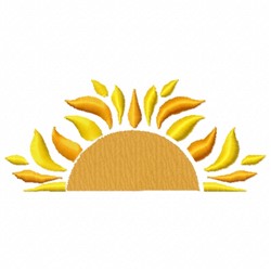 Rising Sun Embroidery Design | AnnTheGran.com