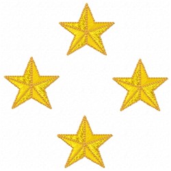 Gold Star Embroidery Design | AnnTheGran.com