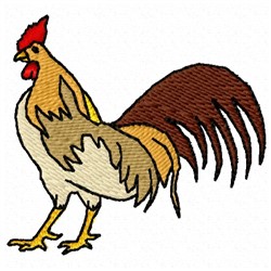 Rooster Embroidery Design | AnnTheGran.com