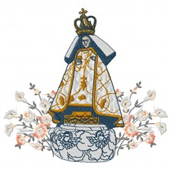 Our Lady of Fatima Embroidery Design | AnnTheGran.com