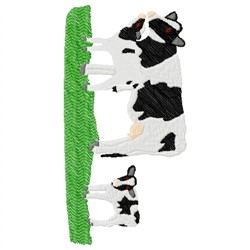 Cow Calf Embroidery Design | AnnTheGran.com