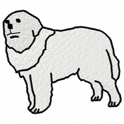 Great Pyrenees Embroidery Design | AnnTheGran.com