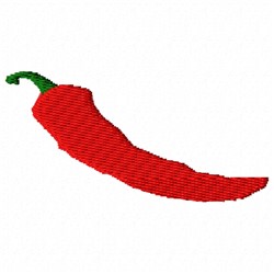 Chili Pepper Embroidery Design | AnnTheGran.com