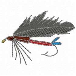 Fly Fishing Embroidery Design | AnnTheGran.com