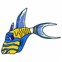 Trigger Fish Embroidery Design | AnnTheGran.com
