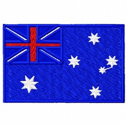 Australian Flag Embroidery Design | AnnTheGran.com