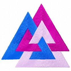 Three Triangles Embroidery Design | AnnTheGran.com