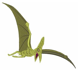 Flying Pterodactyl Embroidery Design | AnnTheGran.com