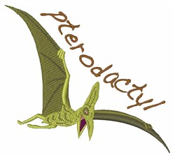 Pterodactyl Embroidery Design | AnnTheGran.com
