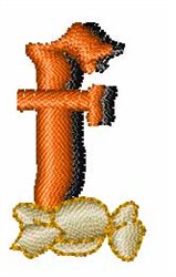 Candy Corn Font f Embroidery Design | AnnTheGran.com