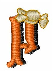 Candy Corn Font p Embroidery Design | AnnTheGran.com