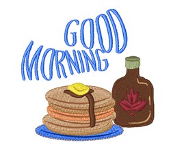 Good Morning Embroidery Design | AnnTheGran.com