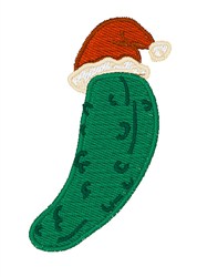 Christmas Pickle Embroidery Design | AnnTheGran.com