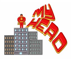 My Hero Embroidery Design | AnnTheGran.com