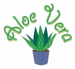 Aloe Vera Embroidery Design | AnnTheGran.com