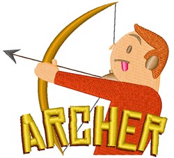 Archer Embroidery Design | AnnTheGran.com
