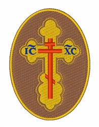 Eastern Orthodox Cross Embroidery Design | AnnTheGran.com