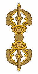 Tibetan Vajra Embroidery Design | AnnTheGran.com
