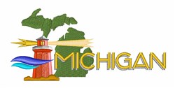 Michigan Embroidery Design | AnnTheGran.com