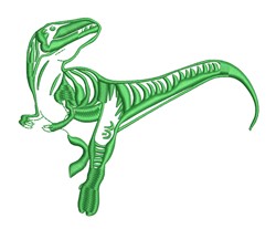 Raptor Outline Embroidery Design | AnnTheGran.com