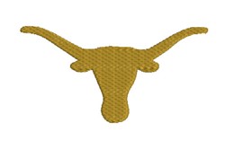 Texas Longhorn Mascot Embroidery Design | AnnTheGran.com