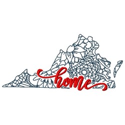 Virginia Embroidery Design | AnnTheGran.com