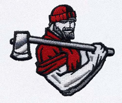 Lumberjack Embroidery Design | AnnTheGran.com